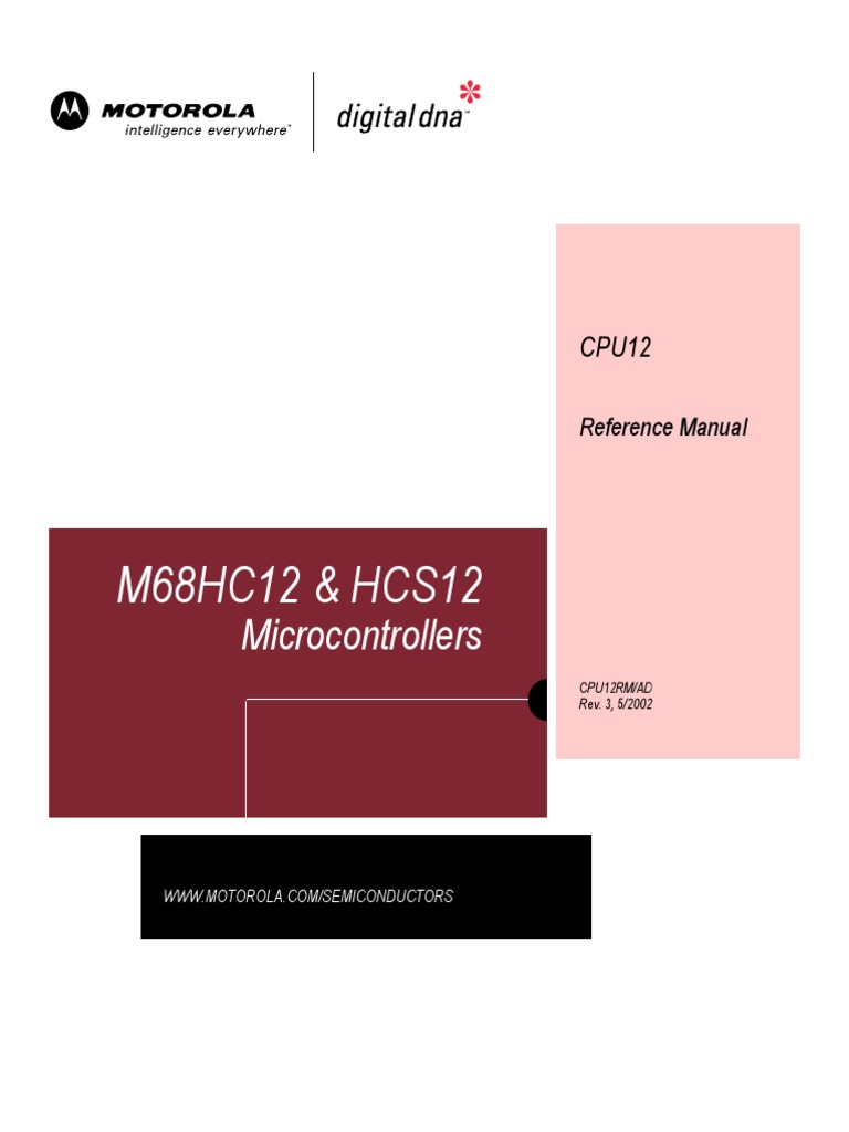 M68HC12 & HCS12: Microcontrollers | PDF | C (Programming Language) | Office Equipment