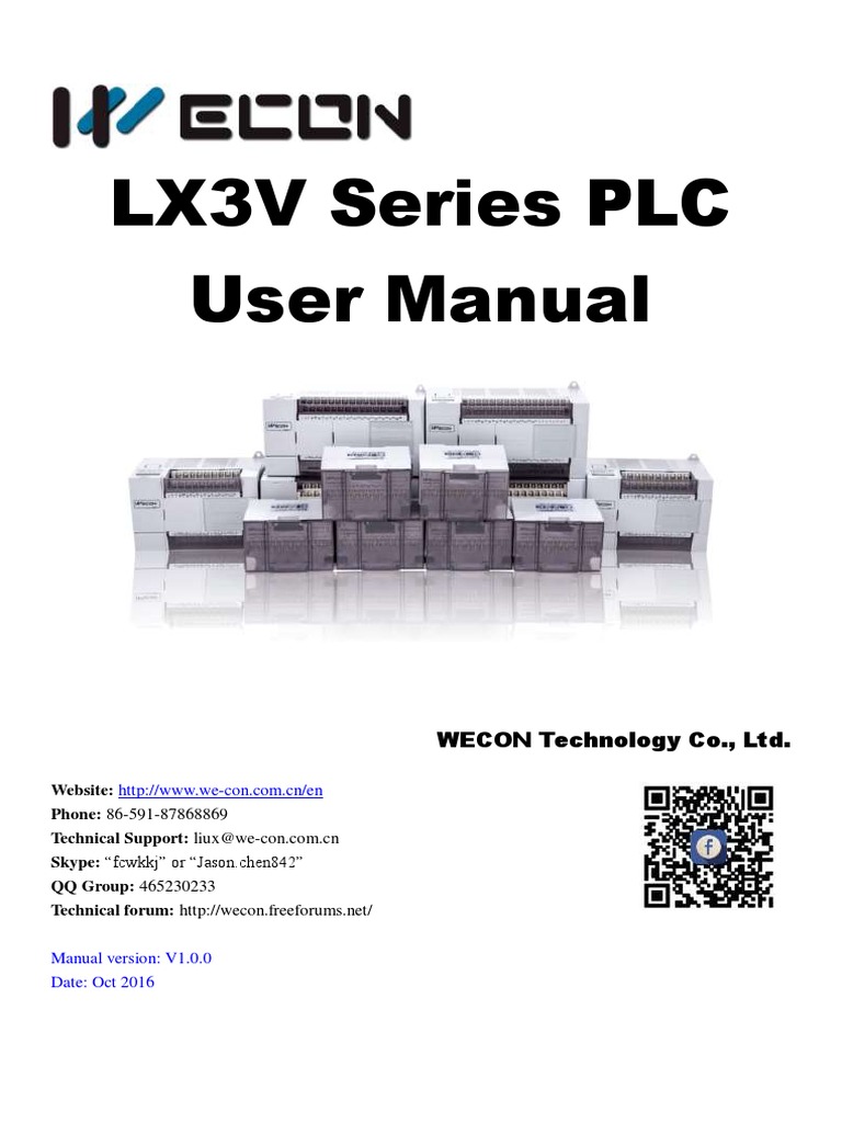 PLC User Manual PDF | PDF | Computer Engineering | Computing