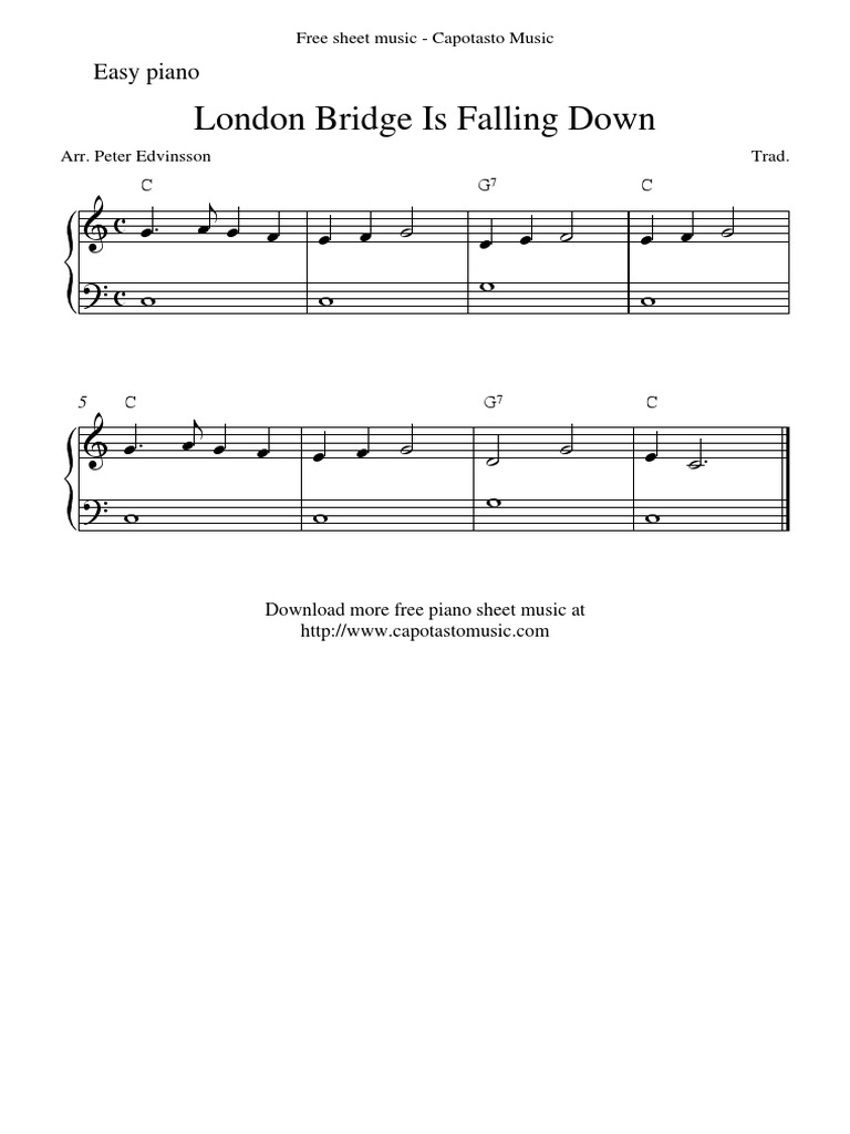 London Bridge Is Falling Down PDF | PDF | Entertainment (General)