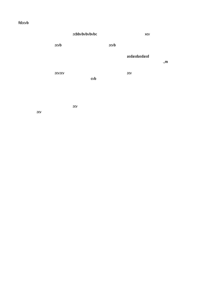 FDZCVB ZCBBVBVBVBVBC XCV ZCVB ZCVB Asdasdasdasd .,M ZCVZCV ZCV CVB | PDF