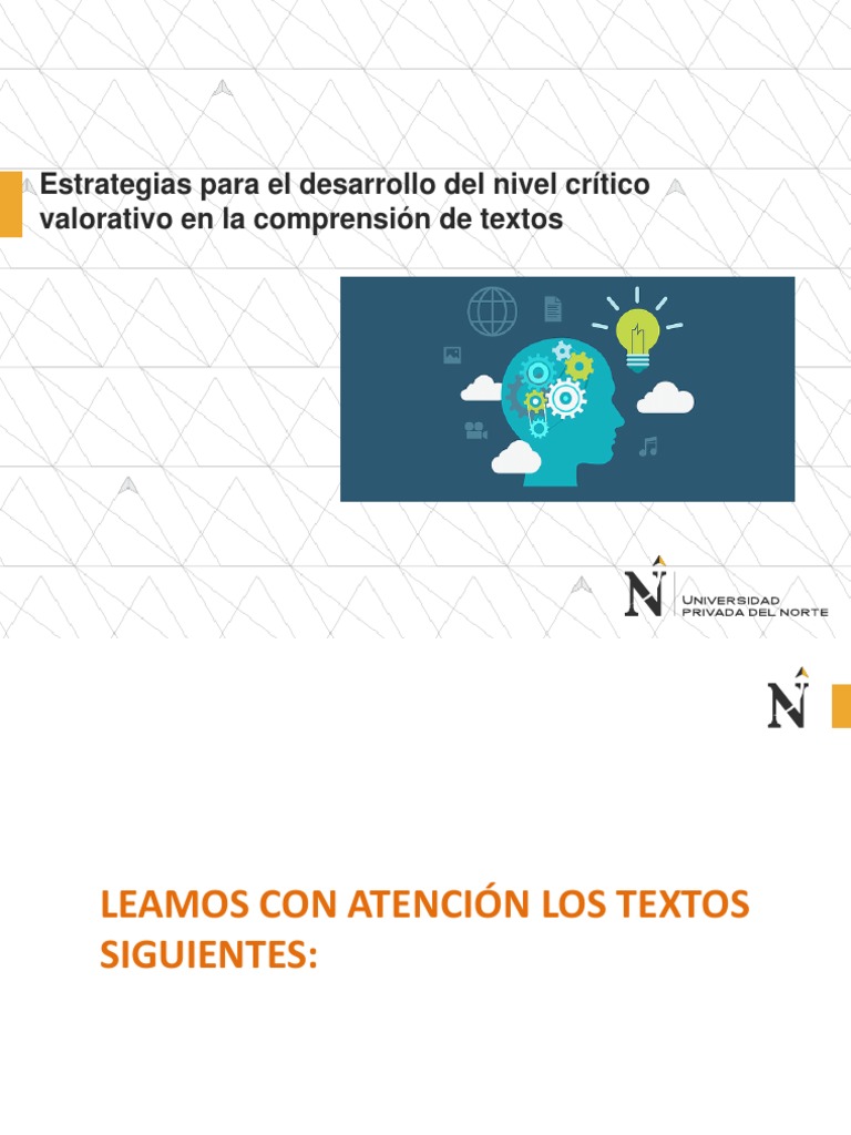 12 - Estrategias para El Desarrollo Del Nivel Crítico Valorativo | PDF ...
