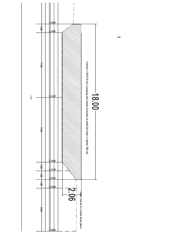 Sketsa Timbunan | PDF