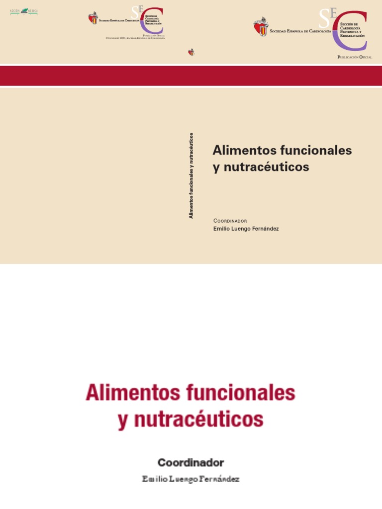 Alimentos Funcionales y Nutraceuticos | PDF | Comida funcional | Alimentos