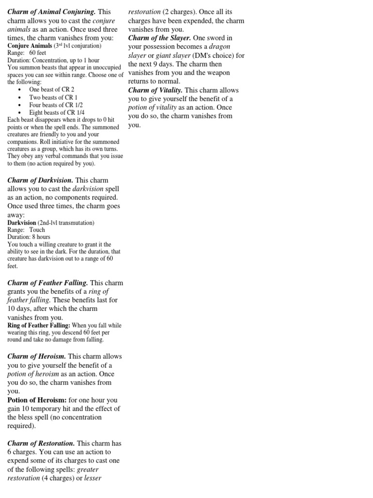 Chwinga Charms | PDF | Fantasy | Leisure