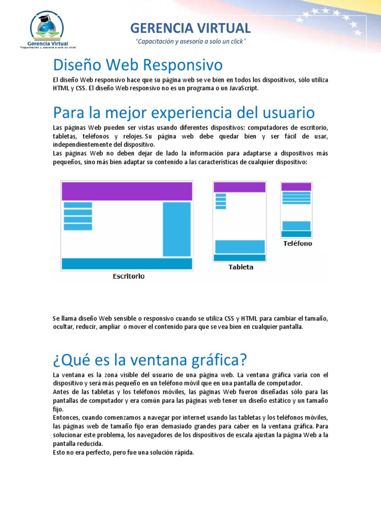1 Diseño Web Responsivo CSS.pdf | Diseño web adaptable | Diseño web