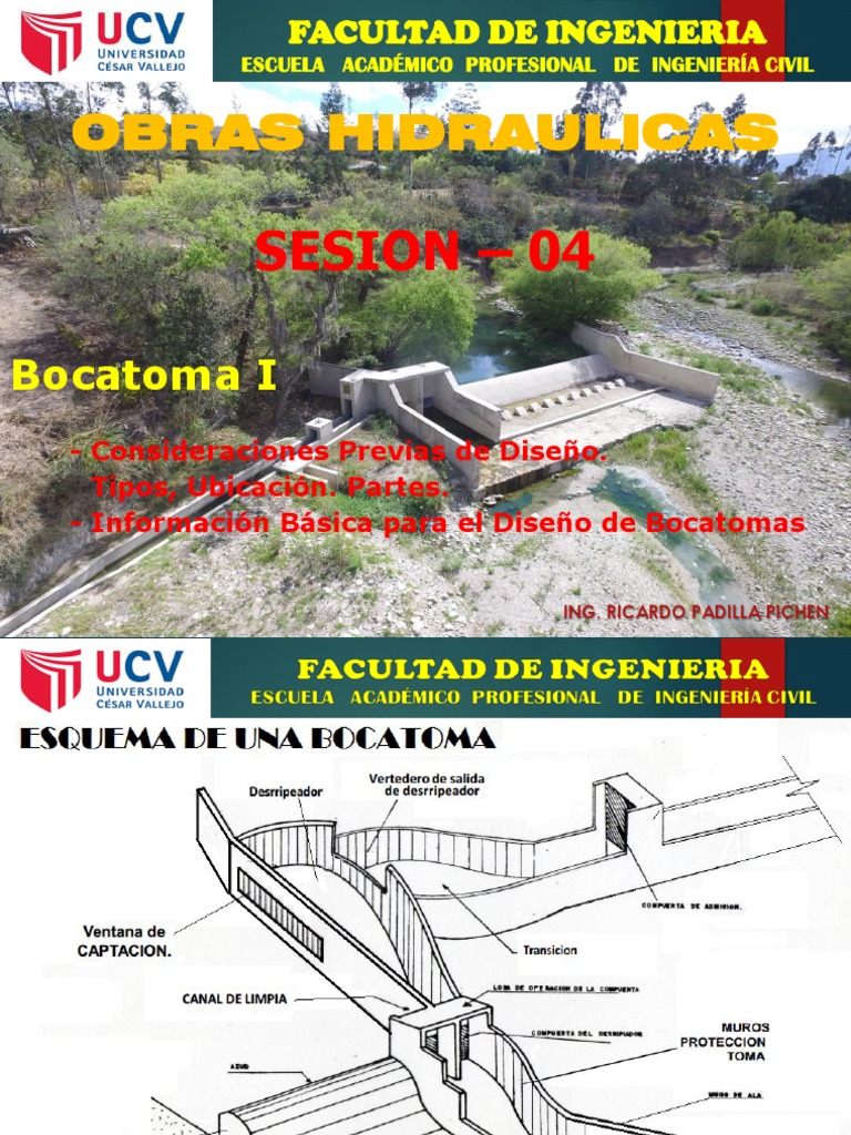 Sesion 05 2018 2 Bocatoma I PDF | PDF | Represa | Río