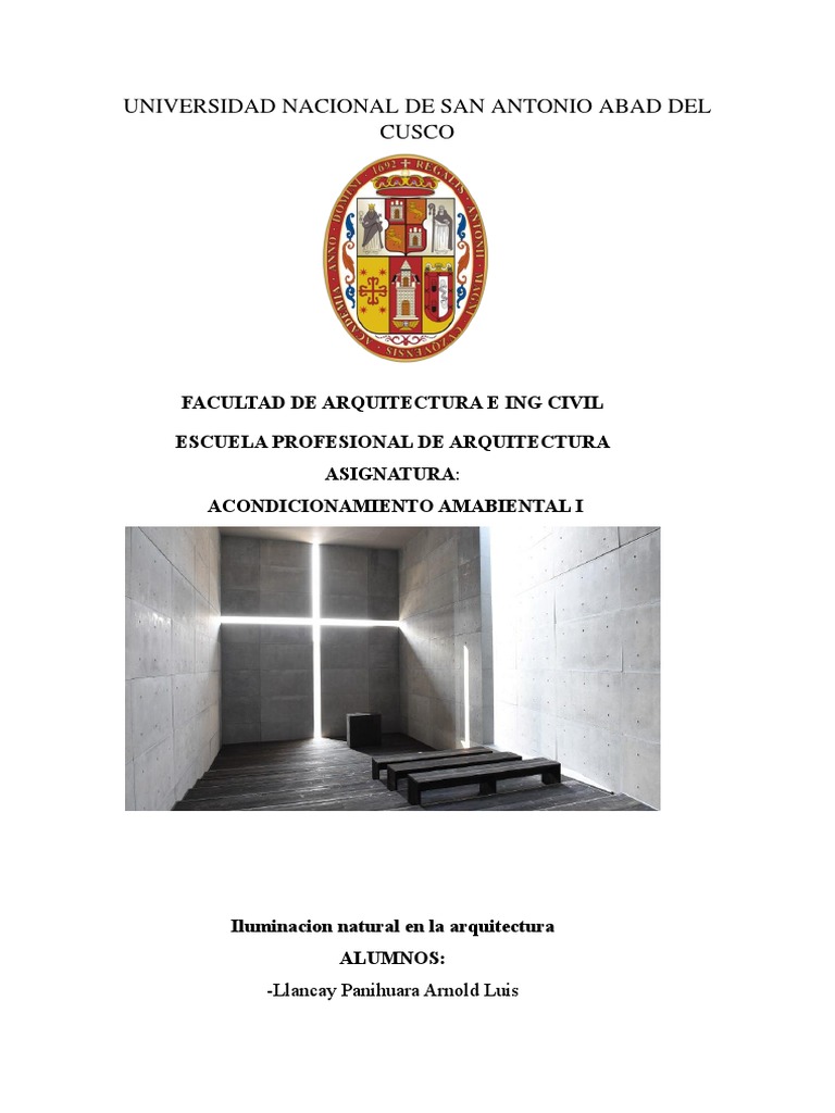 Luz Natural en La Arquitectura | PDF | Ventana | Ligero