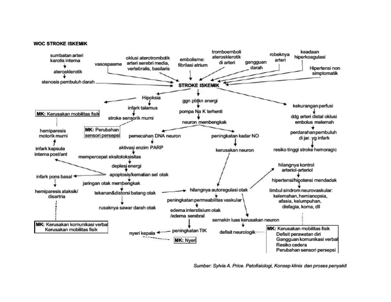 WOC Stroke Iskemik | PDF