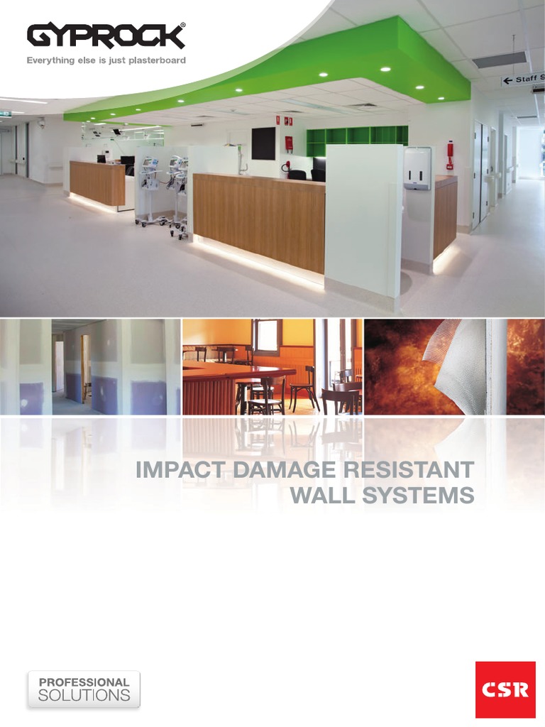 Impact Damage Resistant Wall Systems | PDF | Drywall | Wall