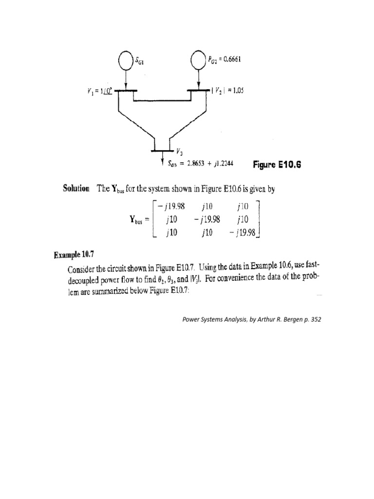 Power Systems Analysis, by Arthur R. Bergen P. 352 | PDF