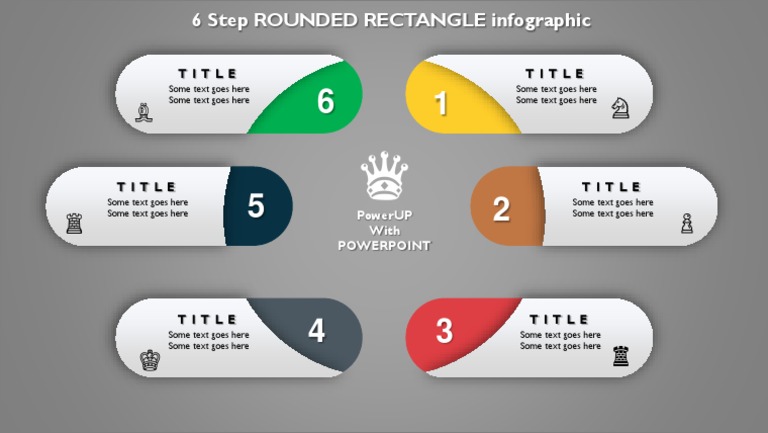9.create 6 Step ROUNDED RECTANGULAR Infographic | PDF