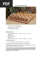 Chess Board Dimensions and Guidelines | PDF | Chess | Competitive Games