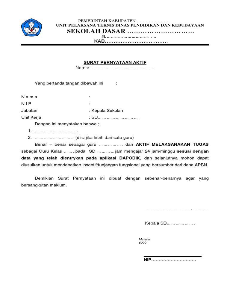 7 Contoh SK Gty | PDF