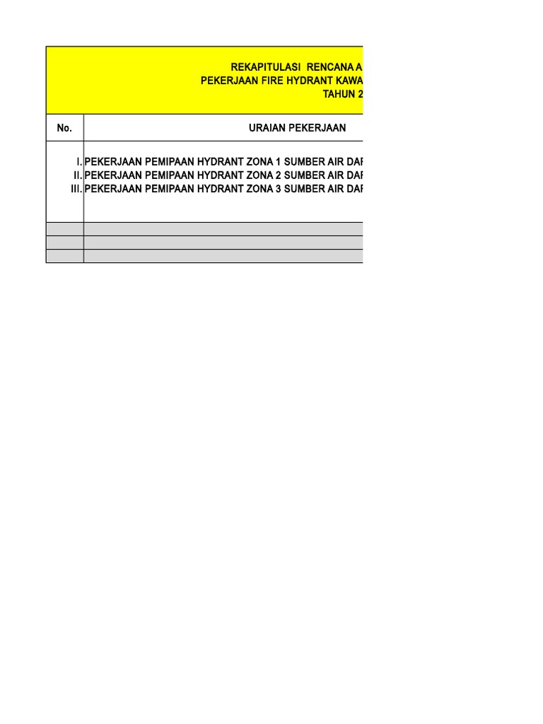 Contoh Rab Kawasan | PDF | Griya & Taman