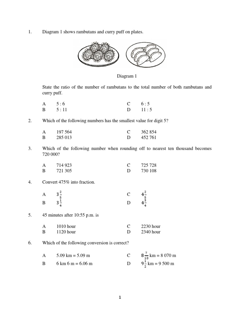 Math Yr 5 P1 | PDF | Teaching Mathematics | Geometry