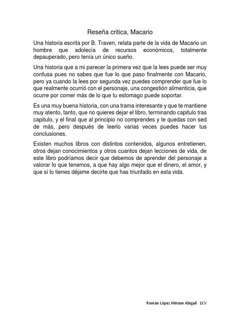 Macario | PDF