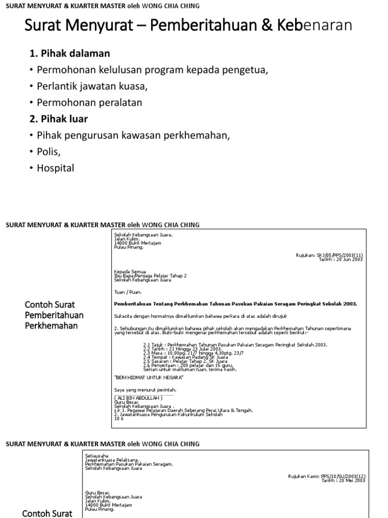 Surat Myurat N Kuarter | PDF