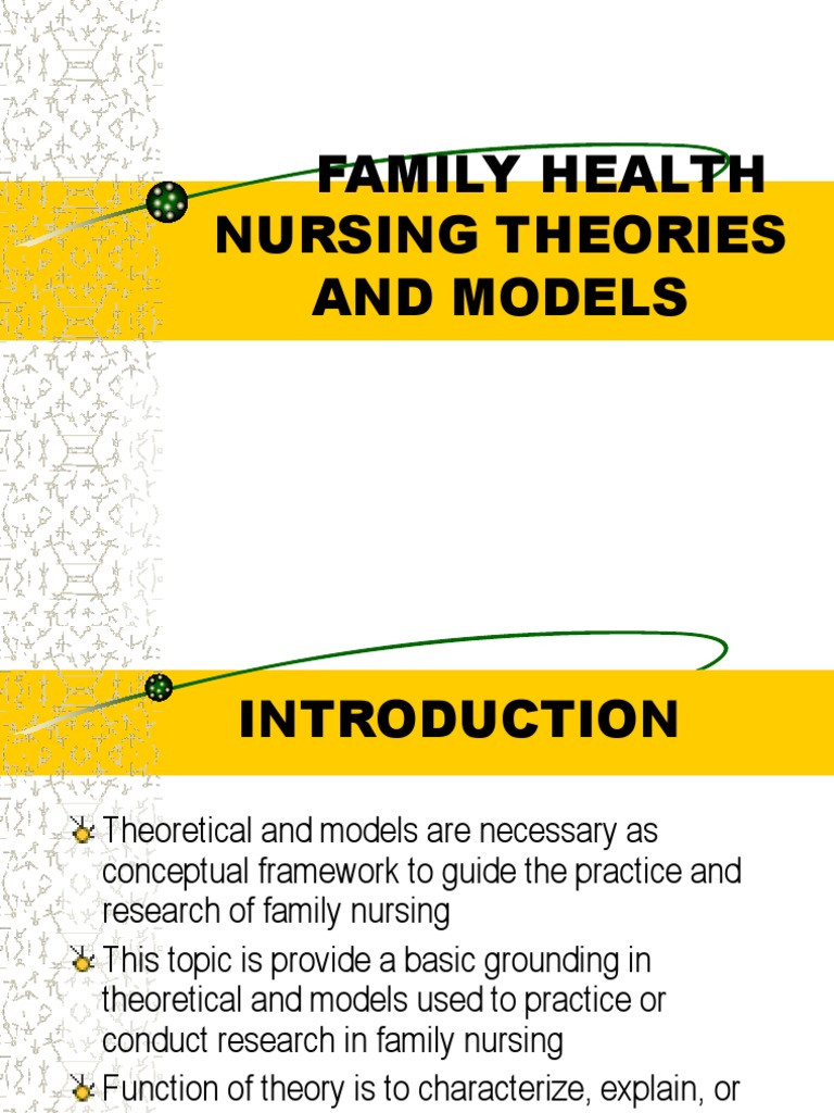 E. Family Health Nursing Theories and Models | PDF | System ...