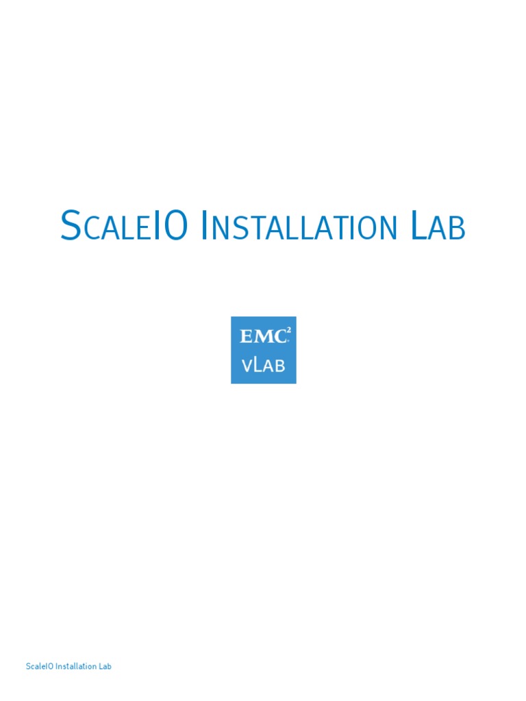 ScaleIO Install | Download Free PDF | Scalability | Solid State Drive