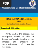 Learning Package (Contextualization, Localization & Indigenization ...