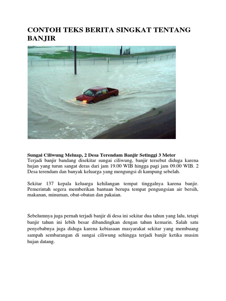 Contoh Teks Berita | PDF | Ilmu Sosial