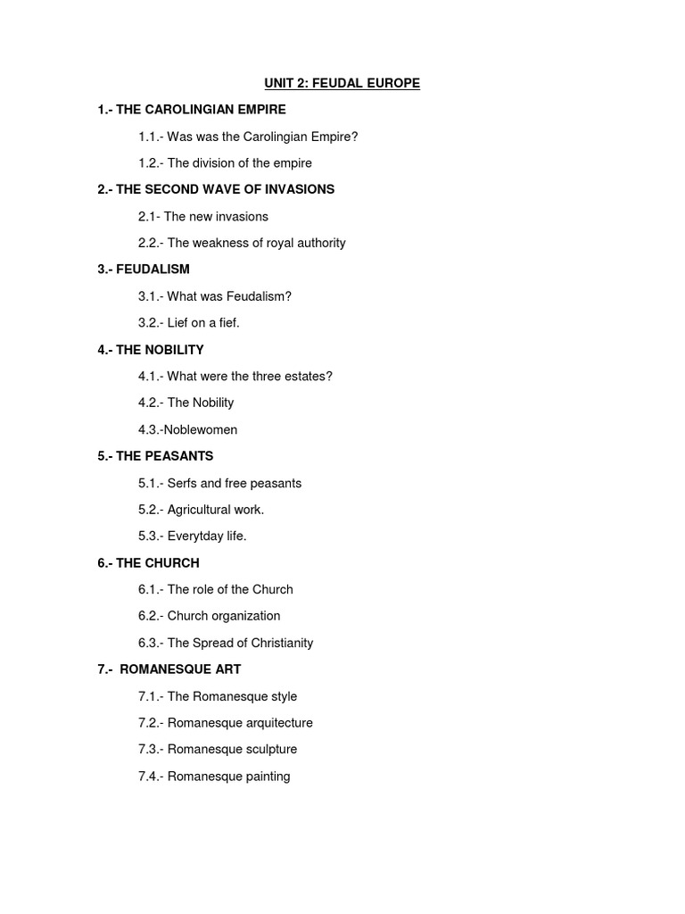 Unit 2 Outline | PDF