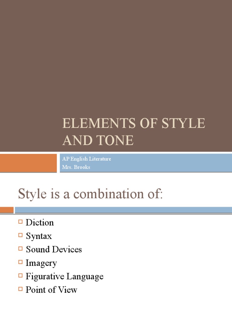 Diction, Syntax, and Tone in Literature | PDF | Irony | Narration