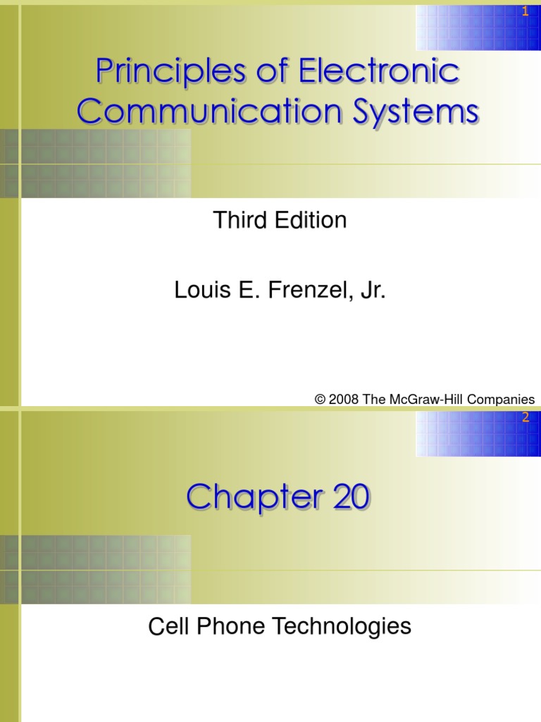 Principles of Electronic Communication Systems: Third Edition | PDF ...