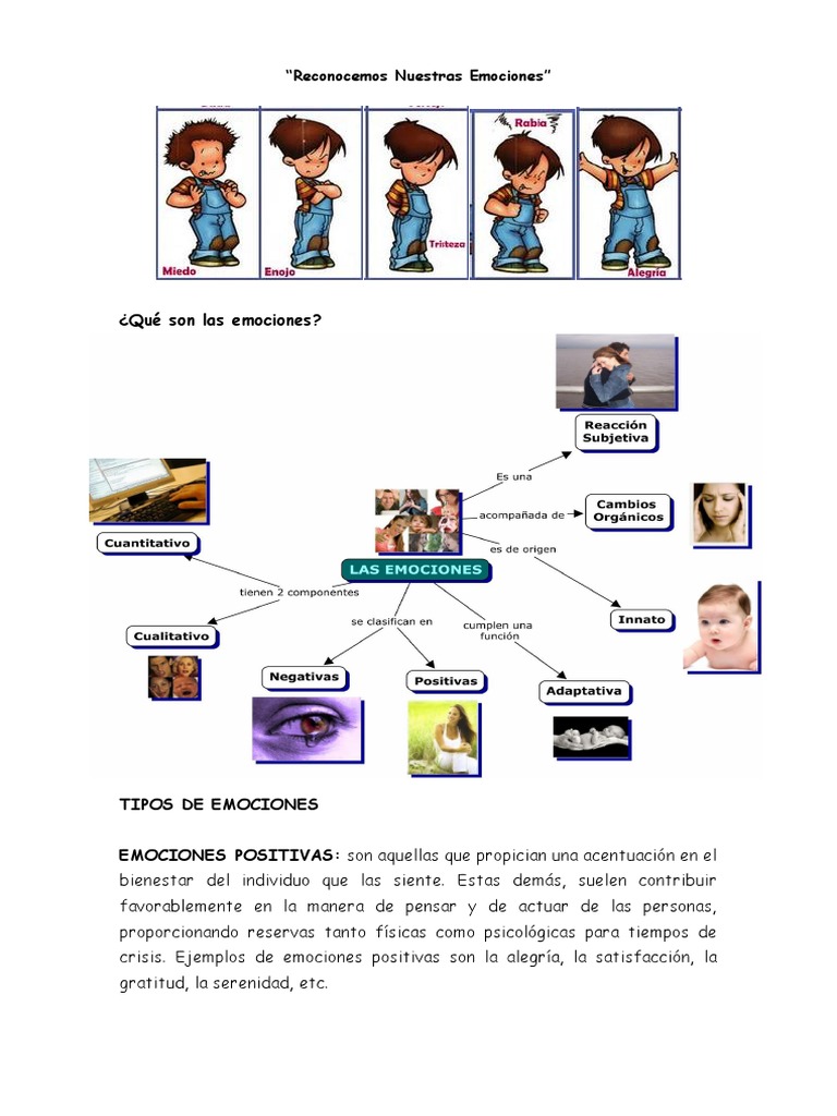 Ejemplos de Emociones Positivas y Negativas | PDF | Ira | Las emociones
