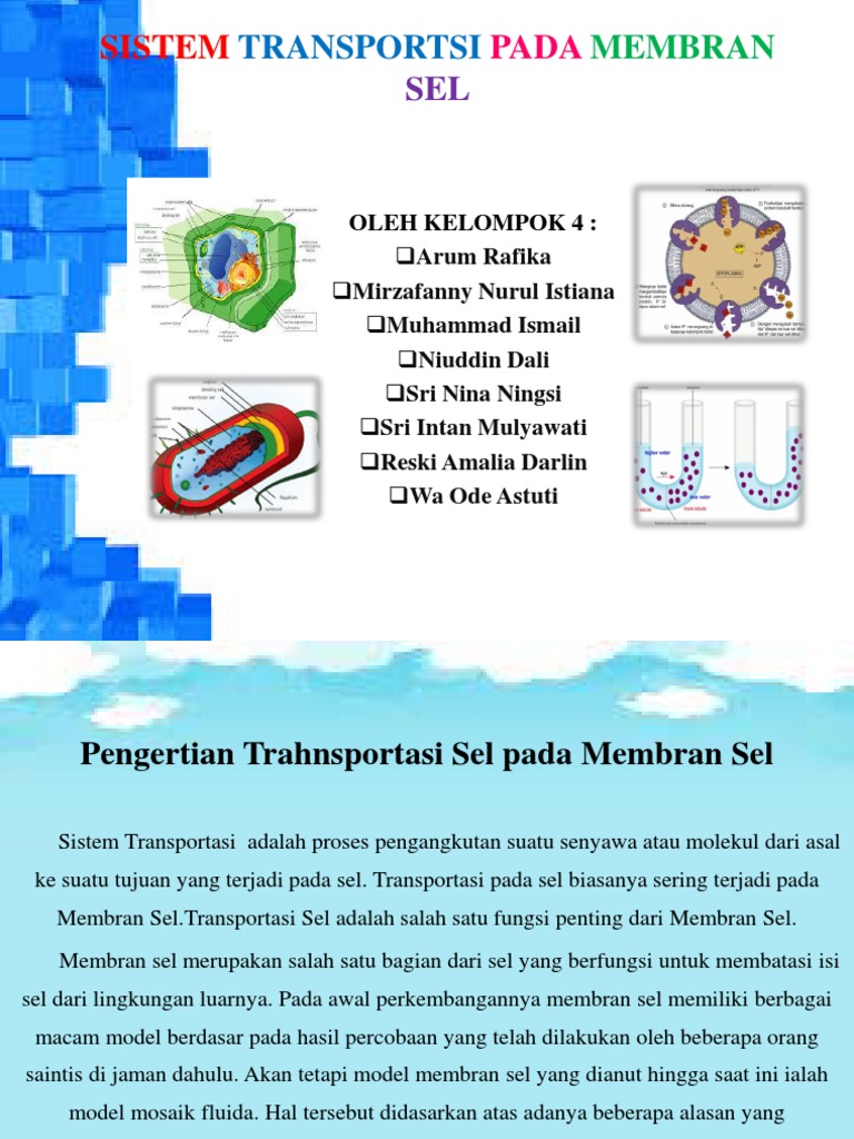 Sistem Transportasi Pada Membran Sel | PDF