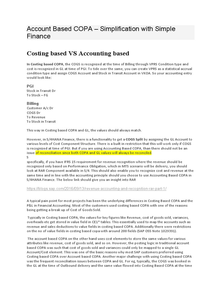 Account Based Copa Anil | Download Free PDF | Cost Of Goods Sold ...