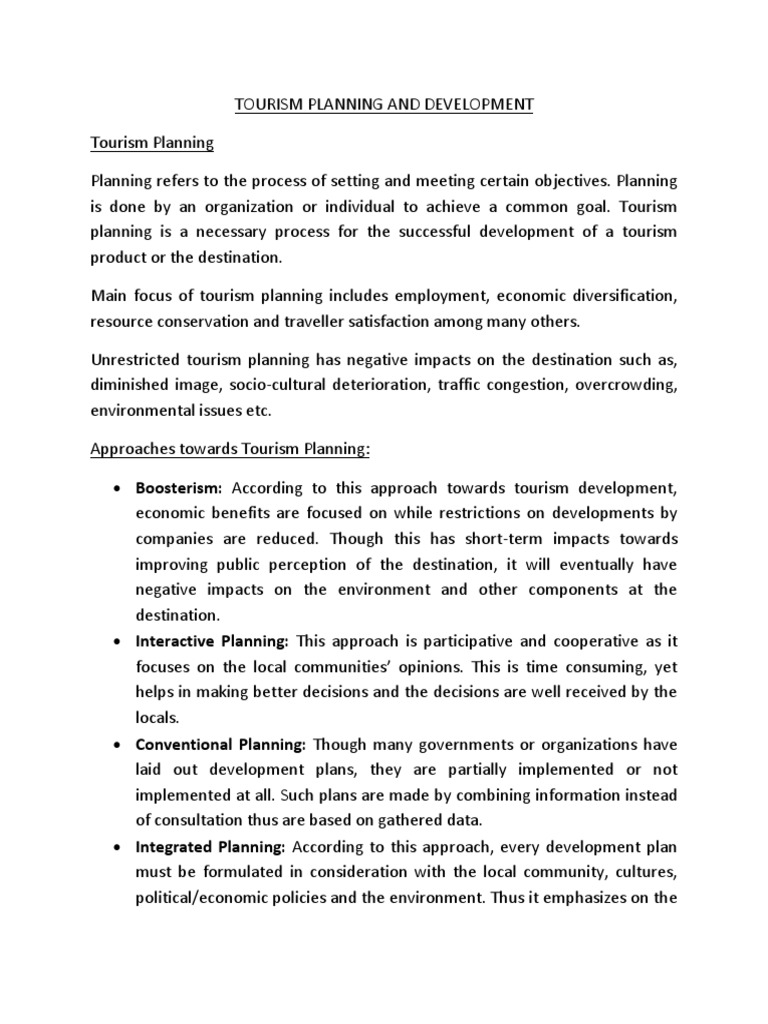 Tourism Planning & Development | Tourism | Planning | Prueba gratuita ... Tourism Planning & Development | Tourism | Planning | Prueba gratuita ...