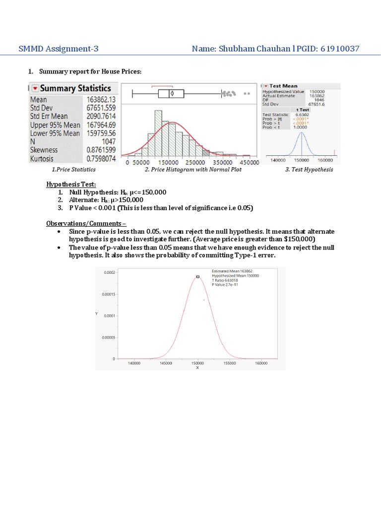 SMMD Assignment 3 | PDF