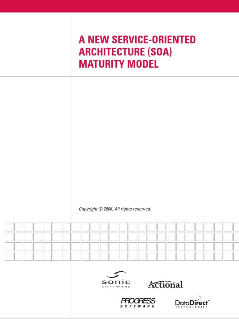 A New Service Oriented Architecture Soa Maturity Model Pdf Service Oriented Architecture