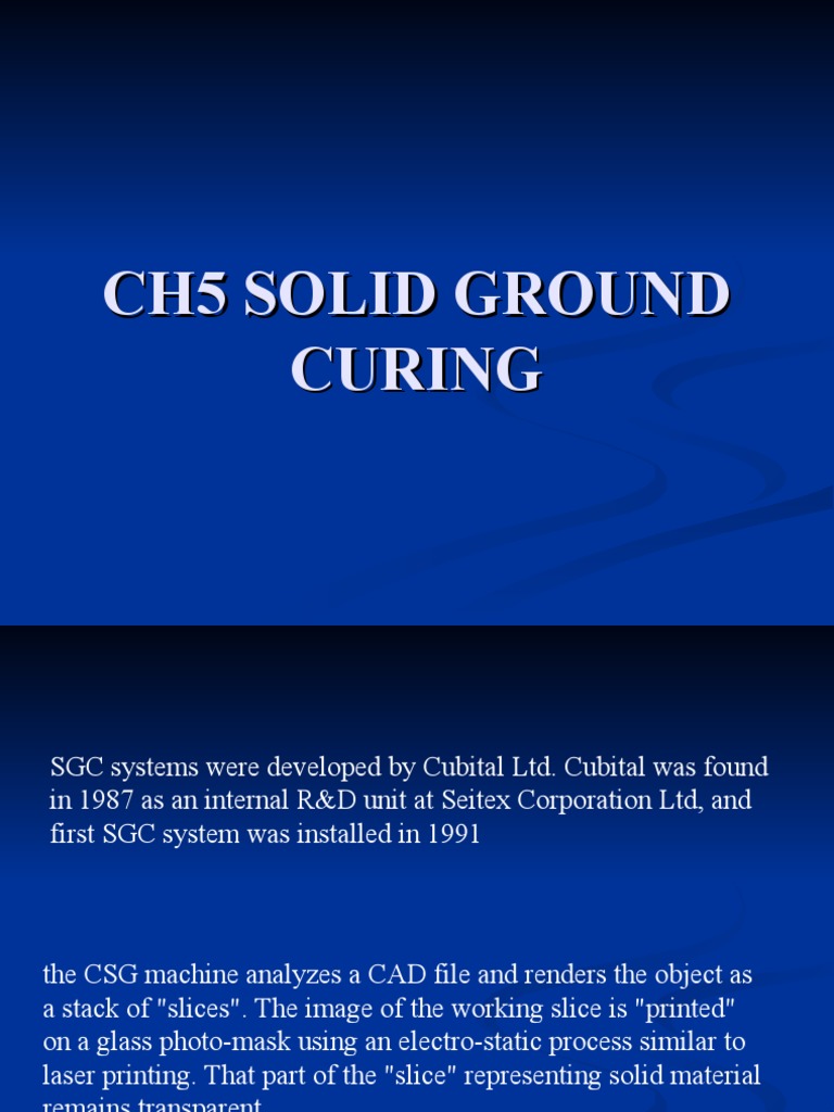 Solid Ground Curing | PDF | Glasses | Applied And Interdisciplinary Physics