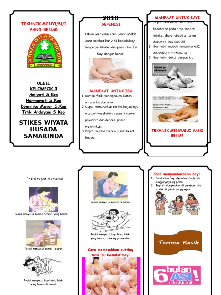 Leaflet Teknik Menyusui | PDF