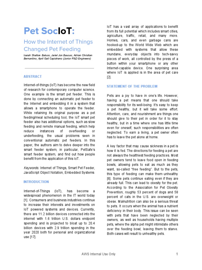 How the Internet of Things is Enhancing Pet Care Through Smart Pet ...