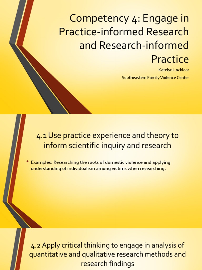 Competency 4 | PDF | Career & Growth