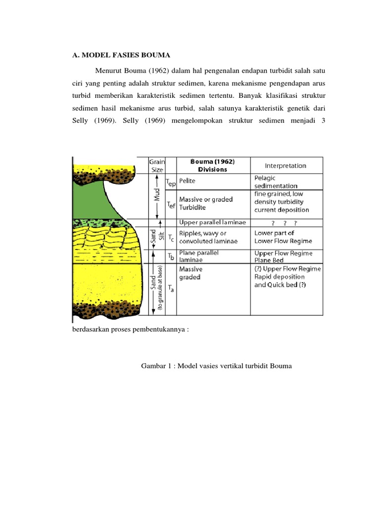 Model Fasies Bouma dan Walker Turbidit | PDF