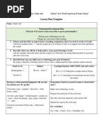 Lesson Plan Letter D | PDF | Lesson Plan | Teachers