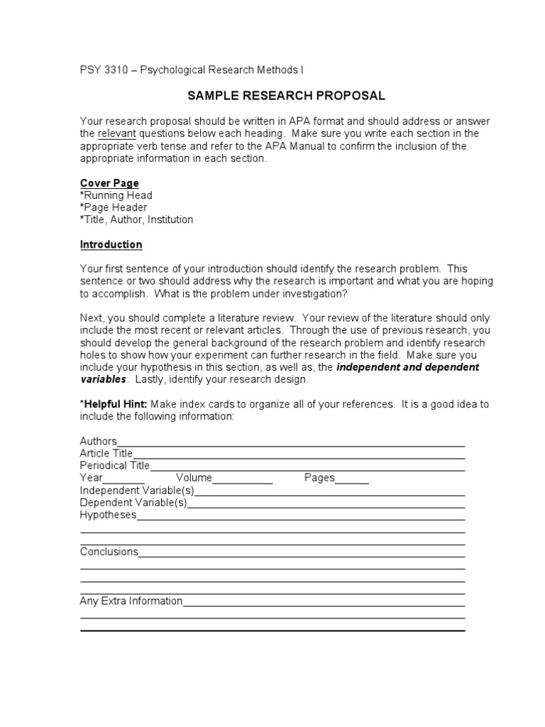 RM1 Sample Research Proposal | PDF | Research Design | Experiment