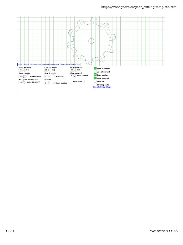 Print Gears: Explain Fields (Help) | Download Free PDF | Gear ...