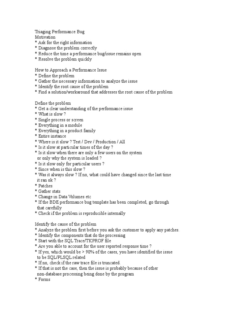 Application Performance Tunning | PDF | Database Index | Pl/Sql