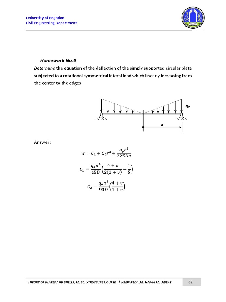 Plates & Shells | Download Free PDF | Bending | Mechanical Engineering