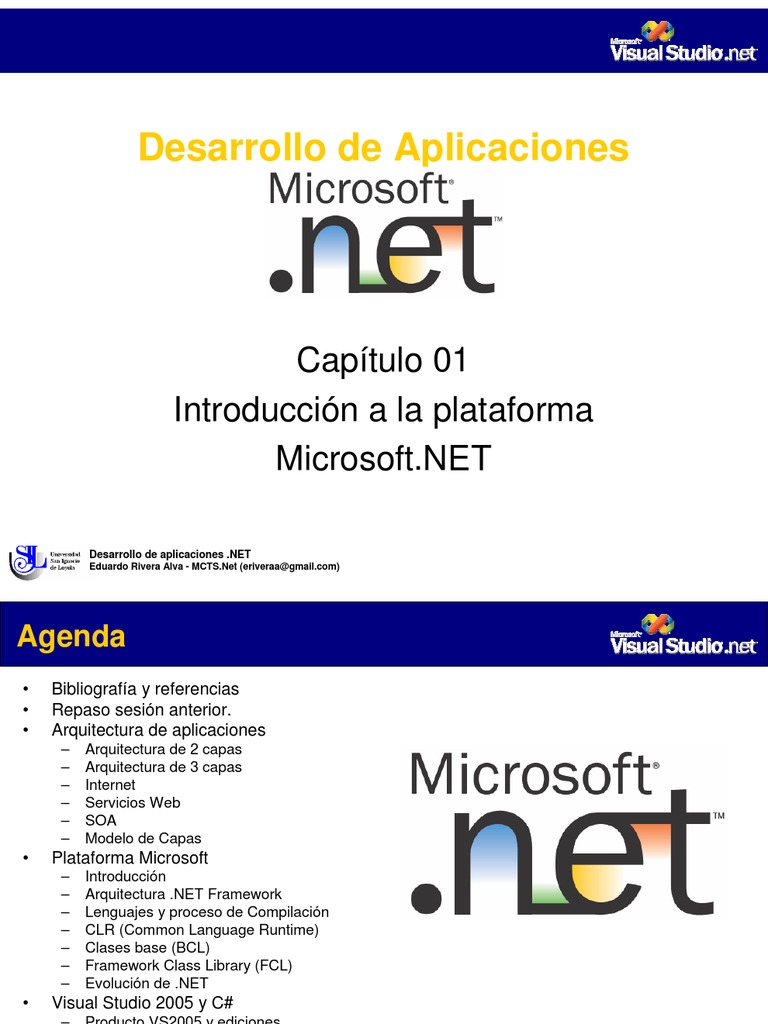Sesion 01 Introduccion A Net Framework 4097 | PDF