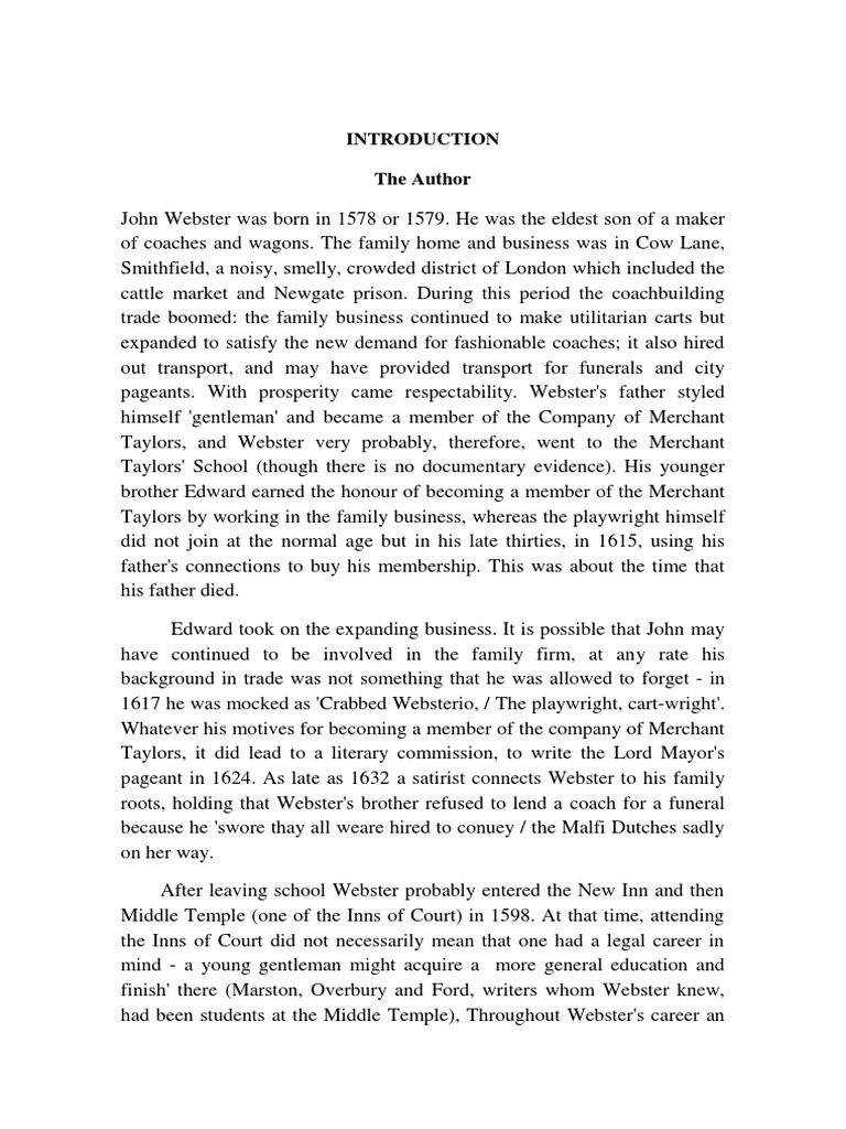 The Duchess of Malfi | PDF | English Renaissance