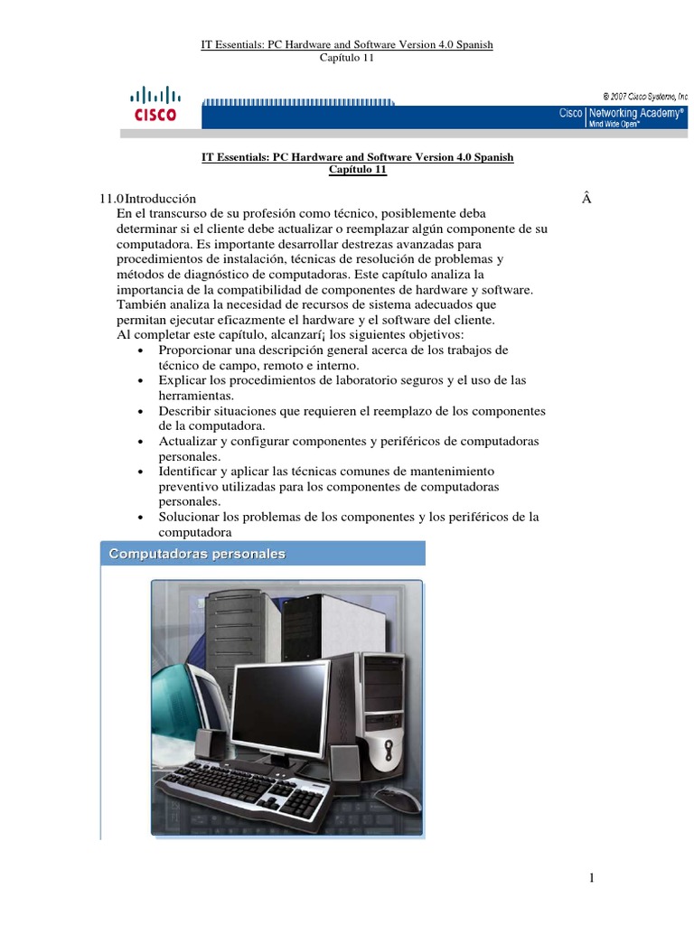 Capitulo 11-IT-Essentials-PC-Hardware-and-Software-Version-40-Spanish ...