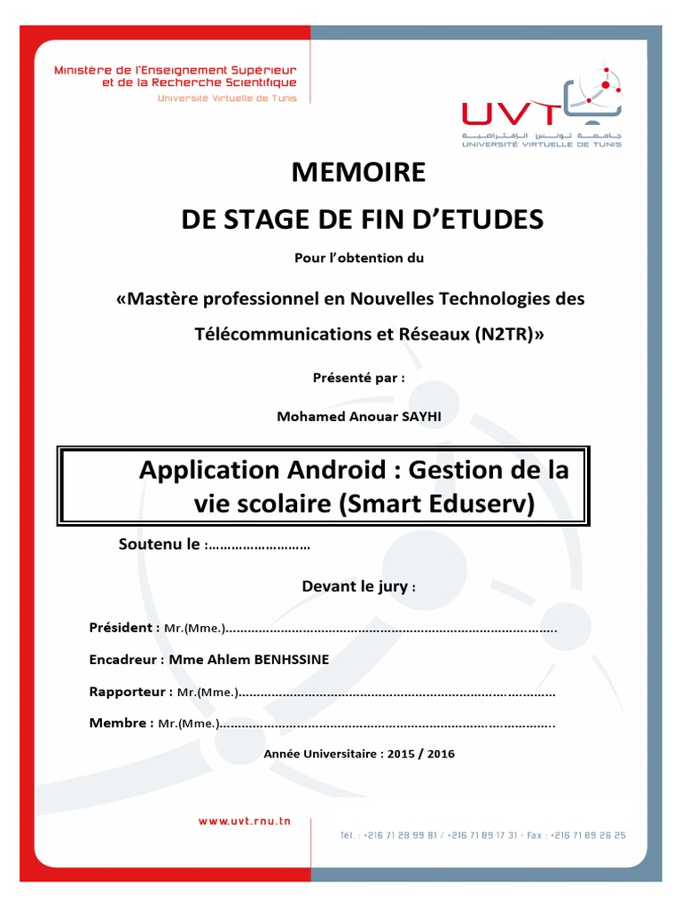 Application Smart Eduserv pour la Vie Scolaire | PDF | Langage de ...