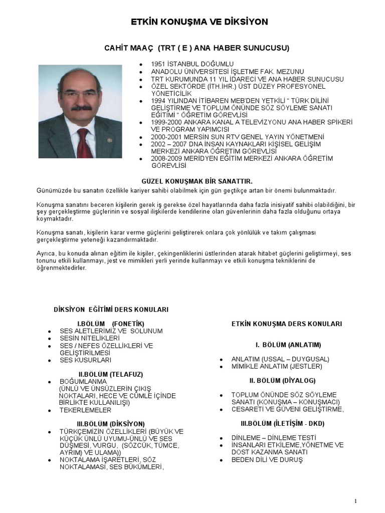 Etkin Konusma PDF | PDF