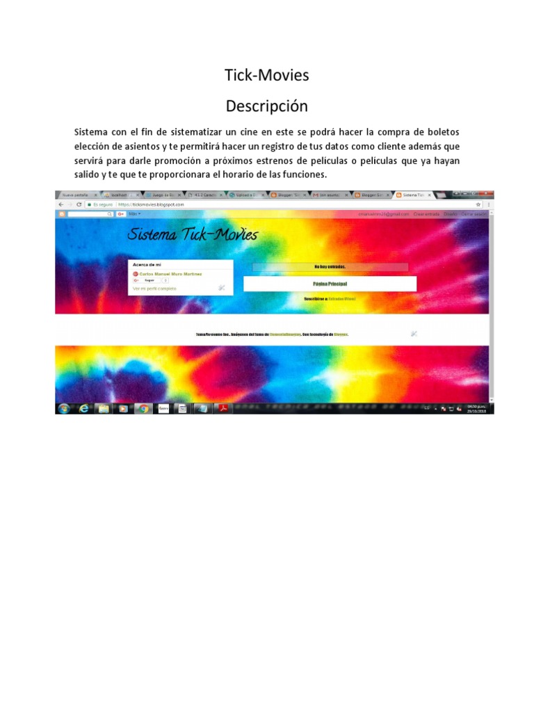 Cinema Ticks Movie | PDF